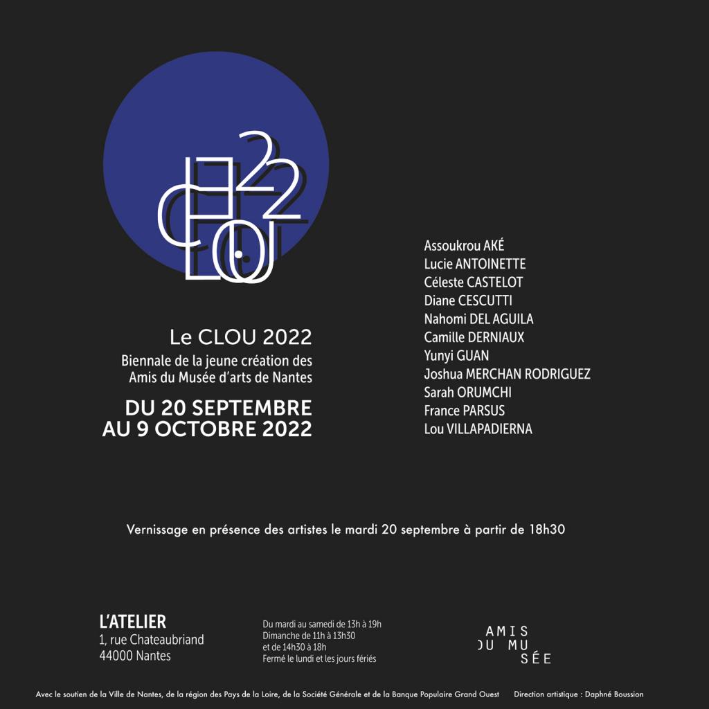 Exposition Le Clou 2022 - biennale de la jeune création | École ...